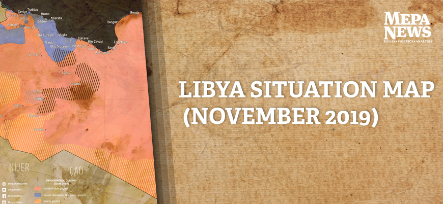 Libya situation map (November 2019)